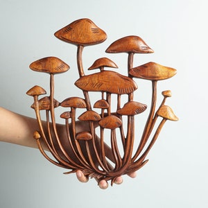Alba Clamshell Mushroom Decor Cute Mushroom Wall Decor - Etsy