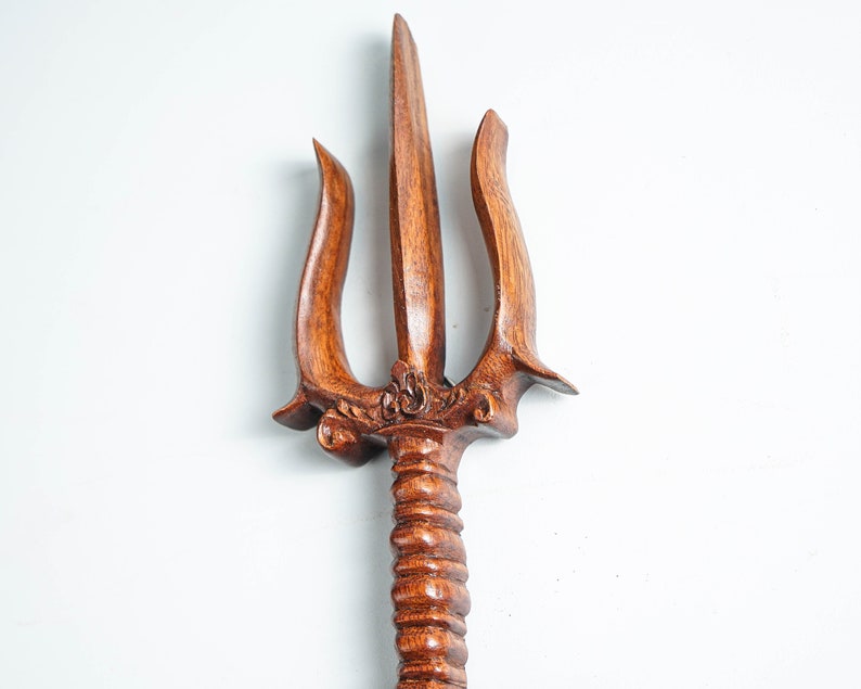 Wooden Trishul Wall Decor Trishul Shiva Ornament Trident - Etsy