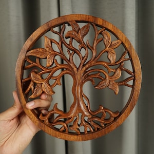 Tree of Medallion Wall Art, Tree of Decor, Rustic Decor, Nature, Wood ...