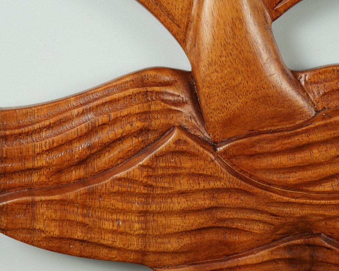 Whale Tail Wall Decor Wooden Tail Tail Art Nursery Decor - Etsy