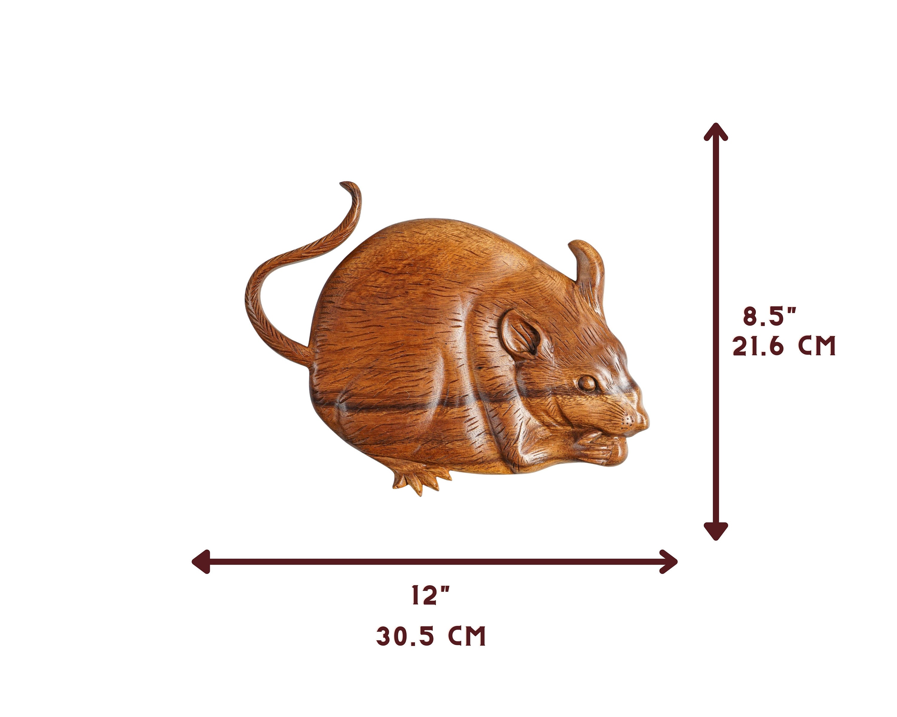 Cute Mouse Wall Figurine Animal Wall Art Wall Decor Wood - Etsy