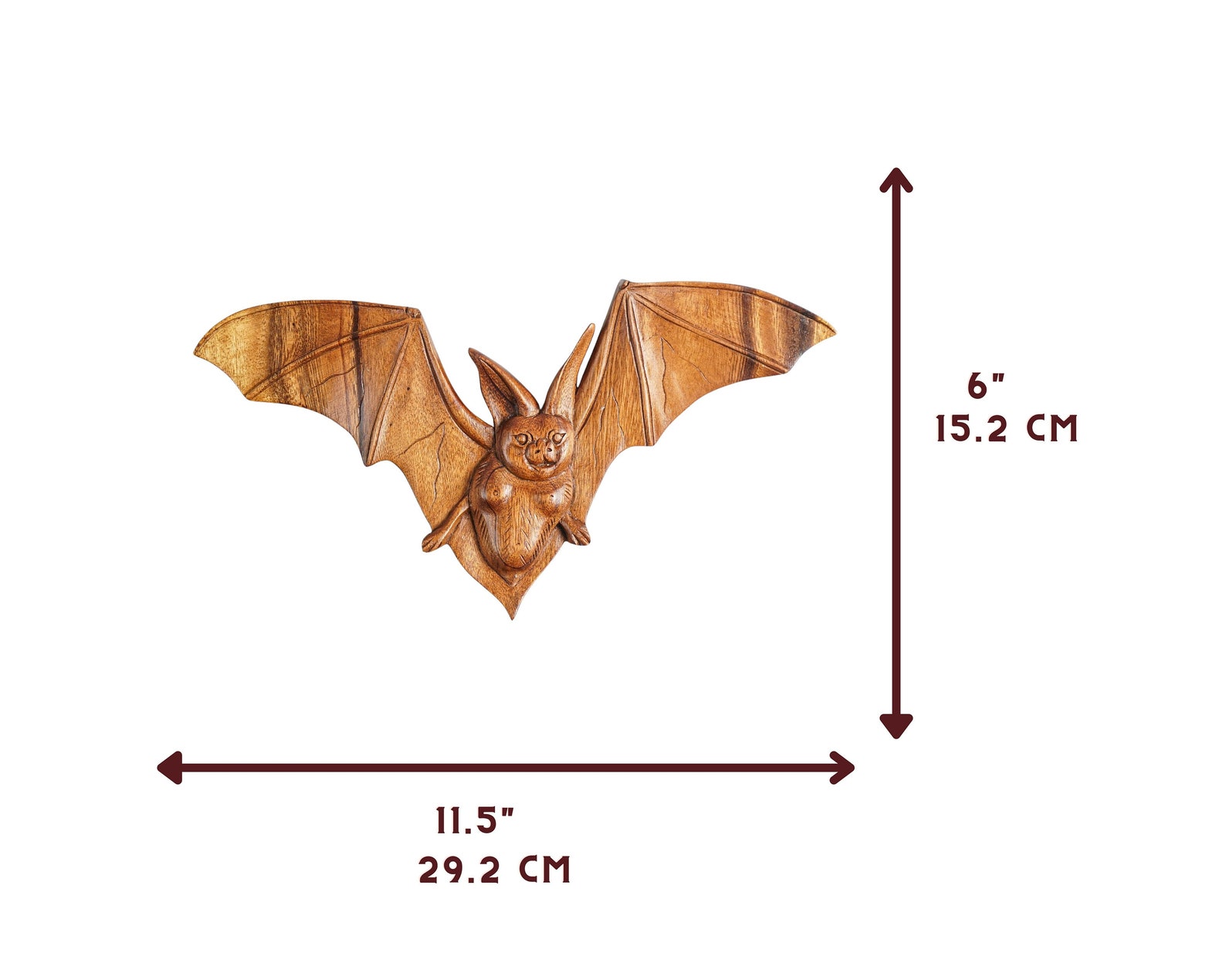 Flying Bat Hanging Statue Wall Decor Hanging Statue Unique - Etsy