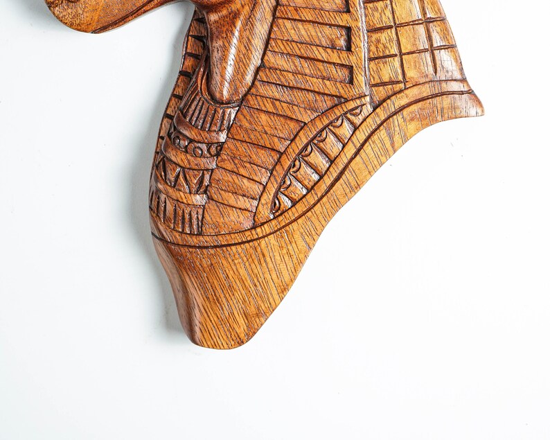 Egyptian Anubis Wall Decor Wood Carving Wooden Egyptian - Etsy
