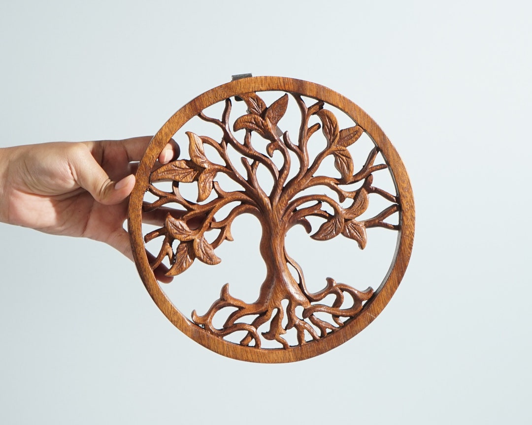 Tree of Medallion Wall Art, Tree of Decor, Rustic Decor, Nature, Wood ...