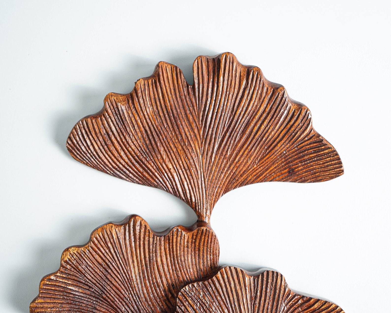 Ginkgo Leaf Wall Decor, Ginkgophyta Leaf Wall Art, Handcrafted, Floral ...