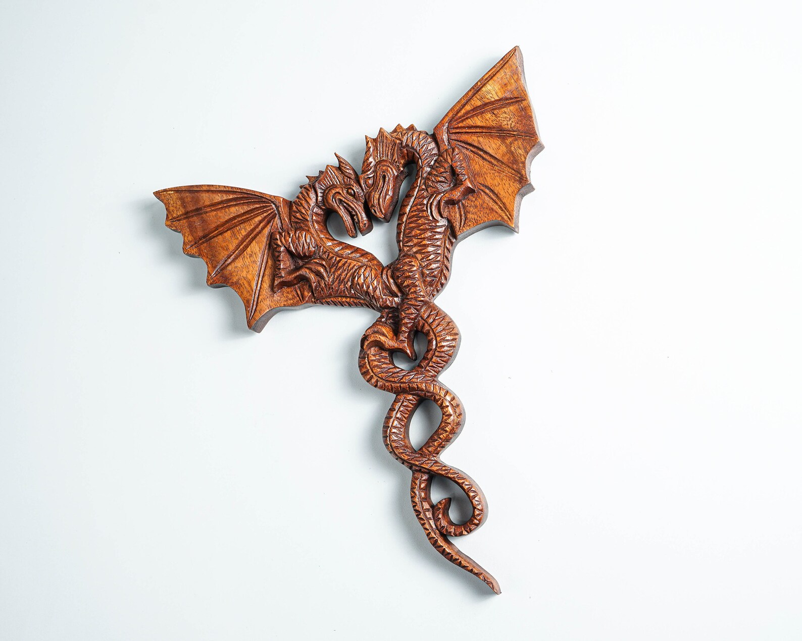 Hanging Couple Dragon Figurine Dragon Wall Art Ornament - Etsy