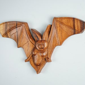 Flying Bat Hanging Statue, Wall Decor, Hanging Statue, Unique Statue ...