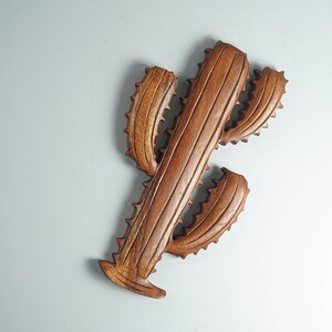 Cactus Wall Decor, Wooden Cactus, Cactus Hanging, Office Décor, Unique ...