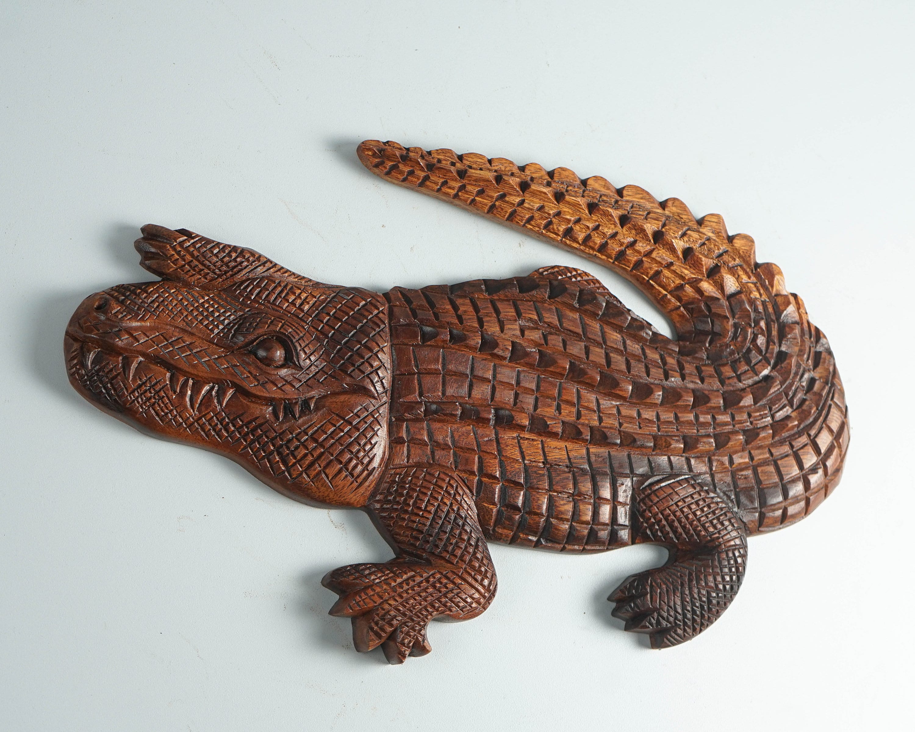 Wooden Crocodile Wall Decor Crocodile Wall Art Animal Art - Etsy