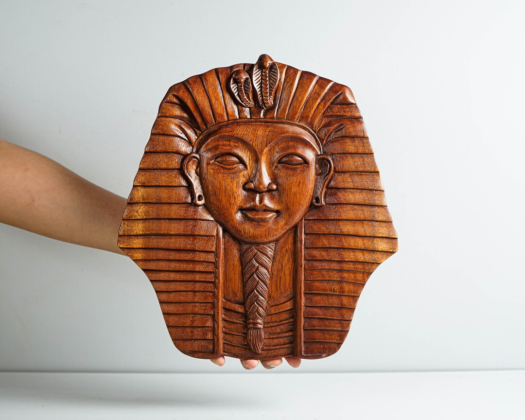 Egyptian Pharaoh Wall Art, Egyptian Wall Decor, Unique Statue ...