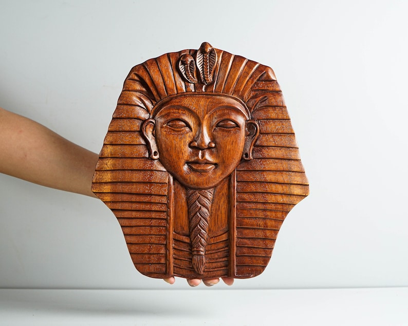 Egyptian Pharaoh Wall Art Egyptian Wall Decor Unique Statue - Etsy