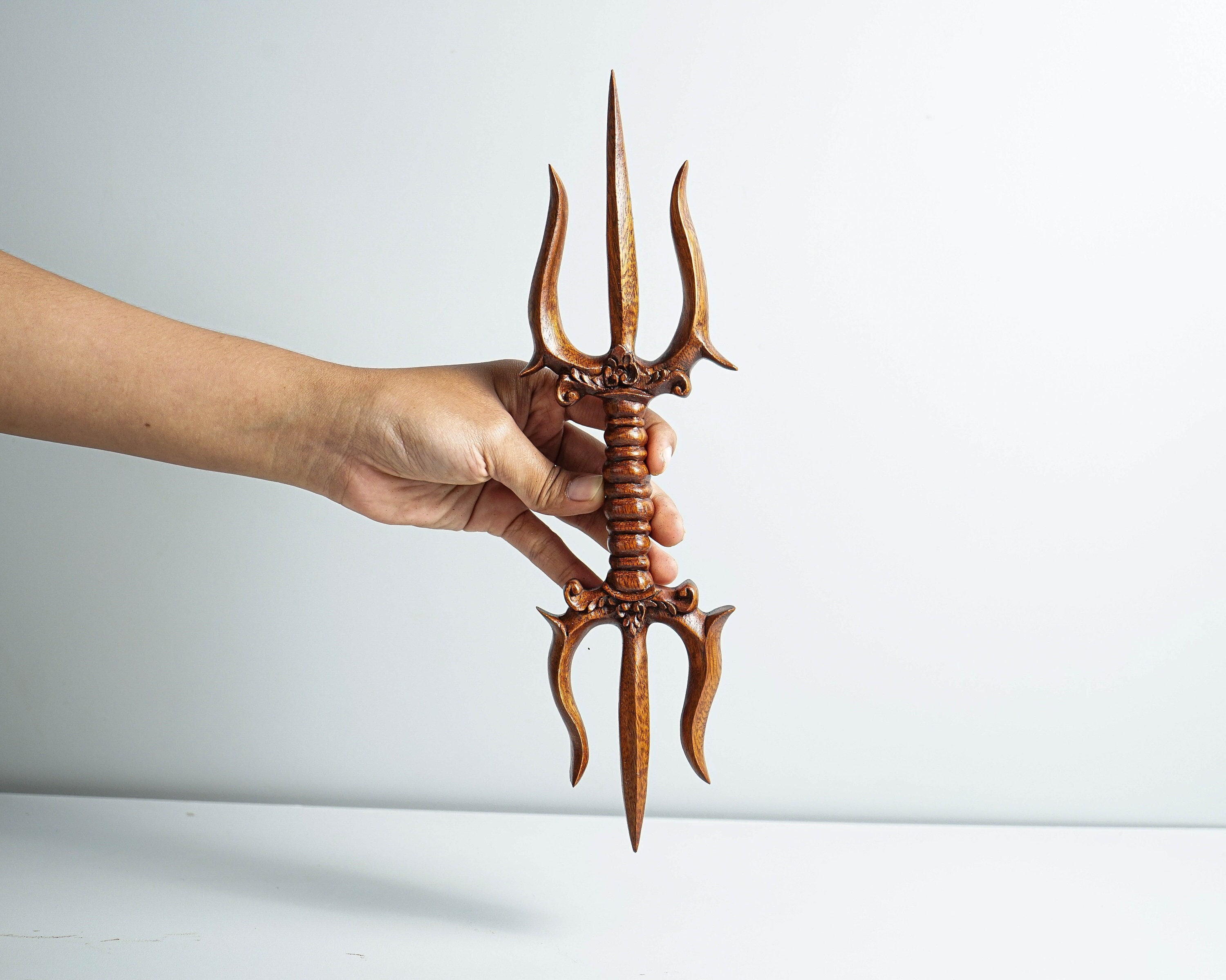 Wooden Trishul Wall Decor Trishul Shiva Ornament Trident - Etsy Australia