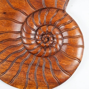 Seashell Wall Decor, Wall Art, Wood Carving, Seashell Sculpture, Beach ...