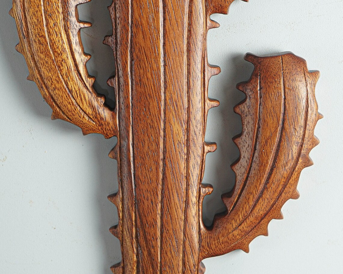Cactus Wall Decor Wooden Cactus Cactus Hanging Office - Etsy