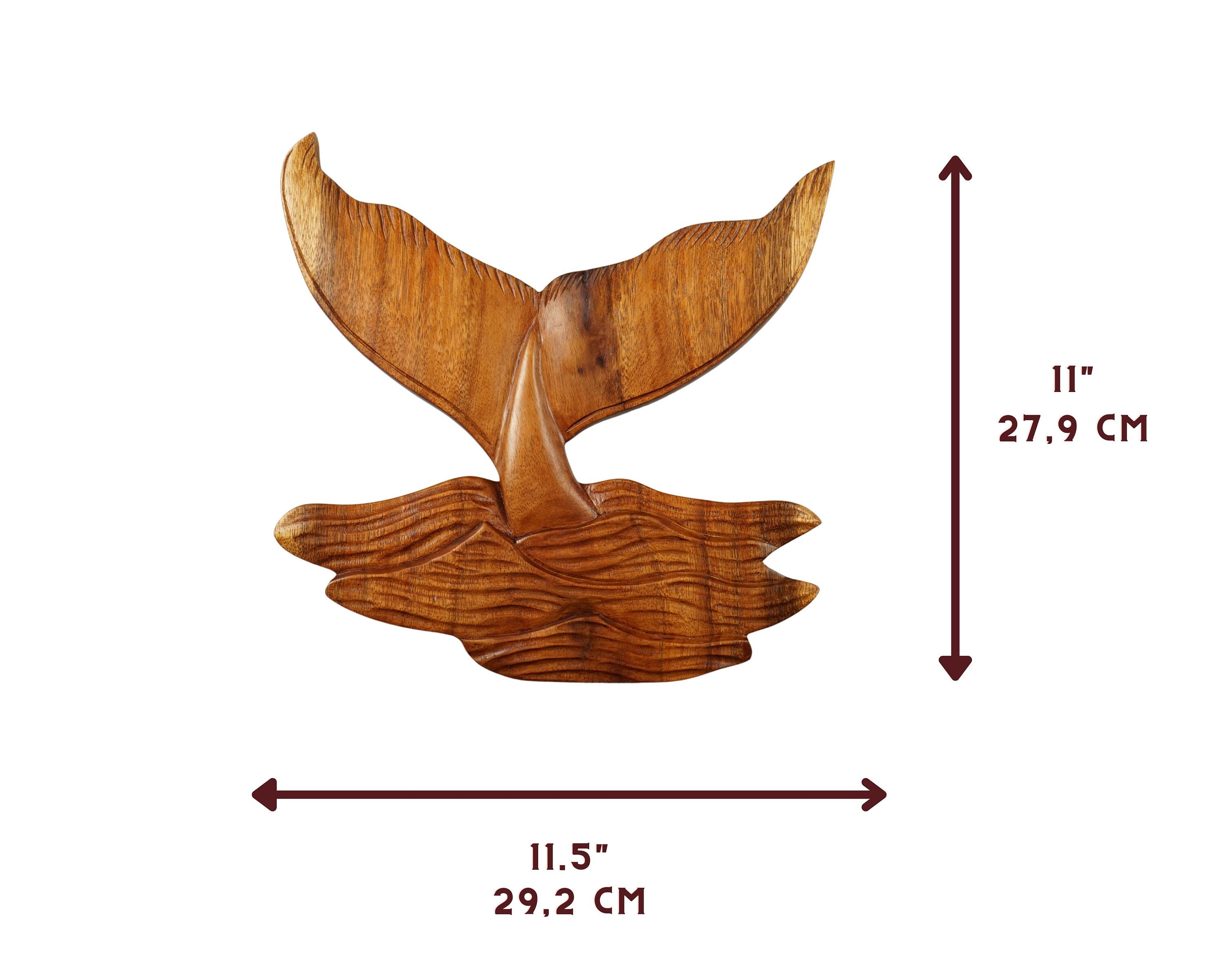 Whale Tail Wall Decor Wooden Tail Tail Art Nursery Decor - Etsy