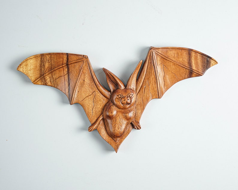 Flying Bat Hanging Statue Wall Decor Hanging Statue Unique - Etsy
