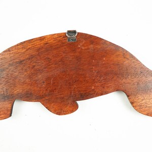 Manatee Wall Ornament, Wooden Statue, Wall Art, Wood Carving, Handmade ...