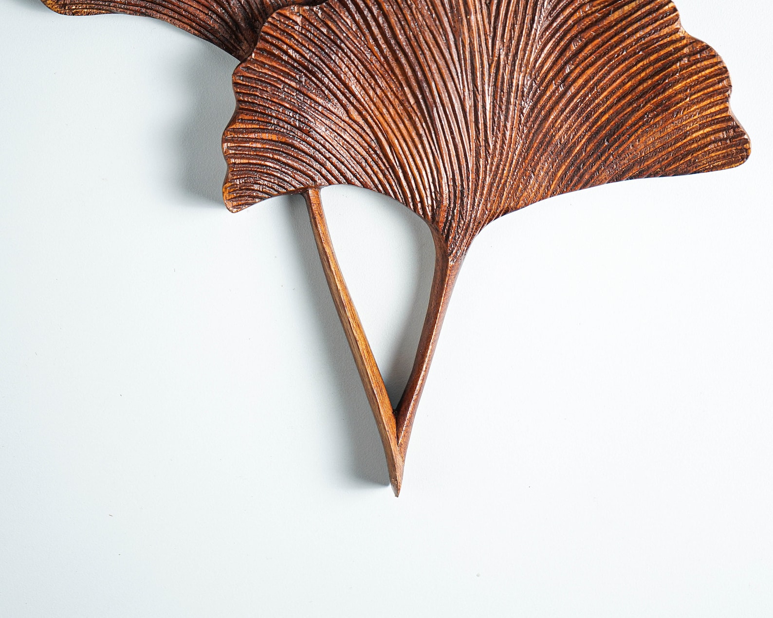 Ginkgo Leaf Wall Decor, Ginkgophyta Leaf Wall Art, Handcrafted, Floral ...
