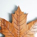 Wooden Maple Leaf Wall Art Wood Carving Leaf Wall Decor - Etsy