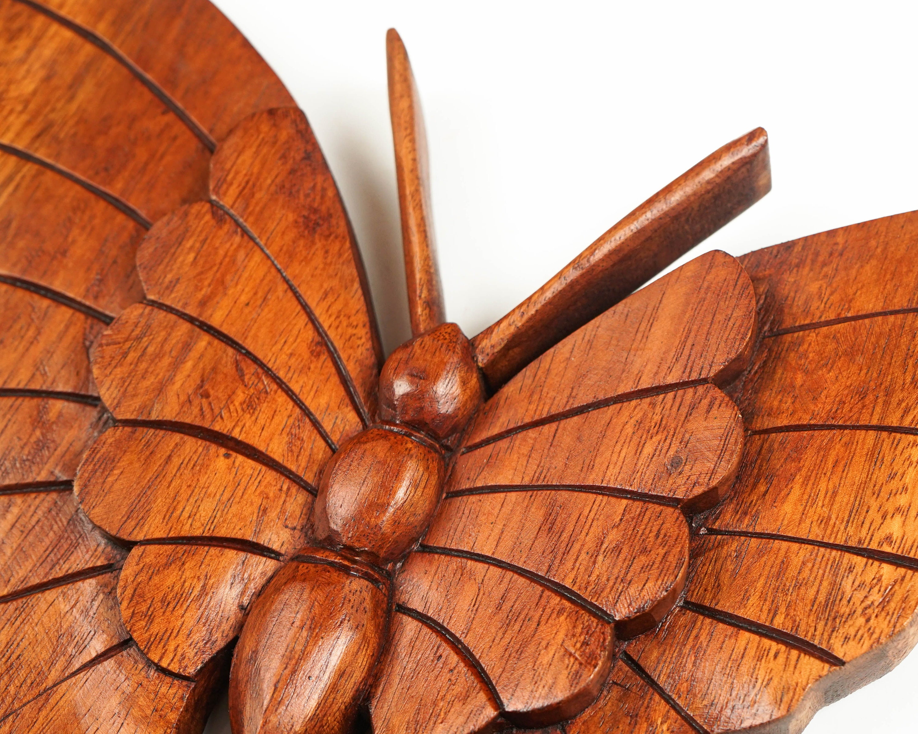 Butterfly Wall Art, Wood Carving, Insect Statue, Animal Decor ...