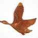 Flying Duck Wall Art, Wooden Bird Statue, Unique Sculpture, Decorative ...