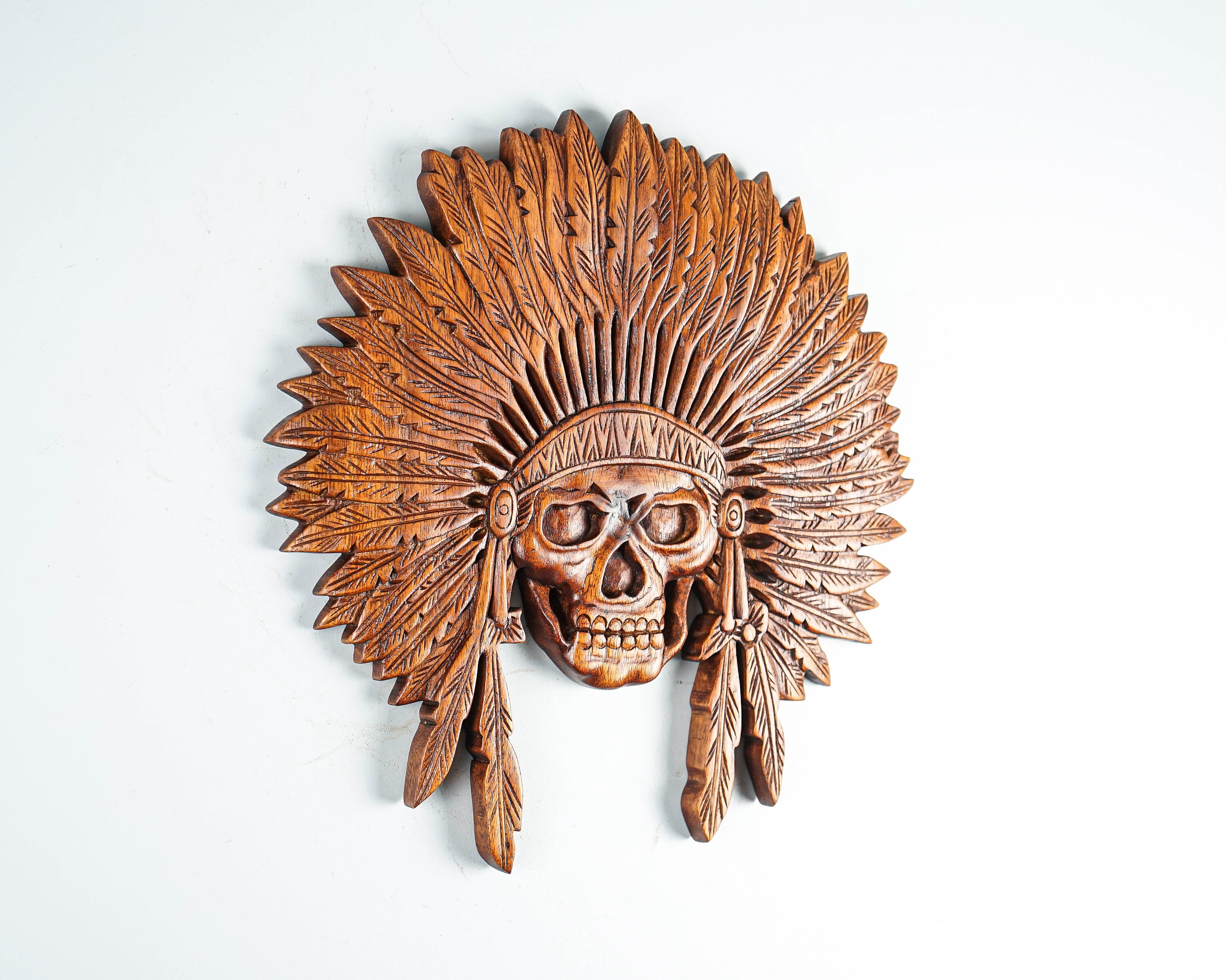 Native American Skull Wall Art Indian Wall Decor Unique - Etsy