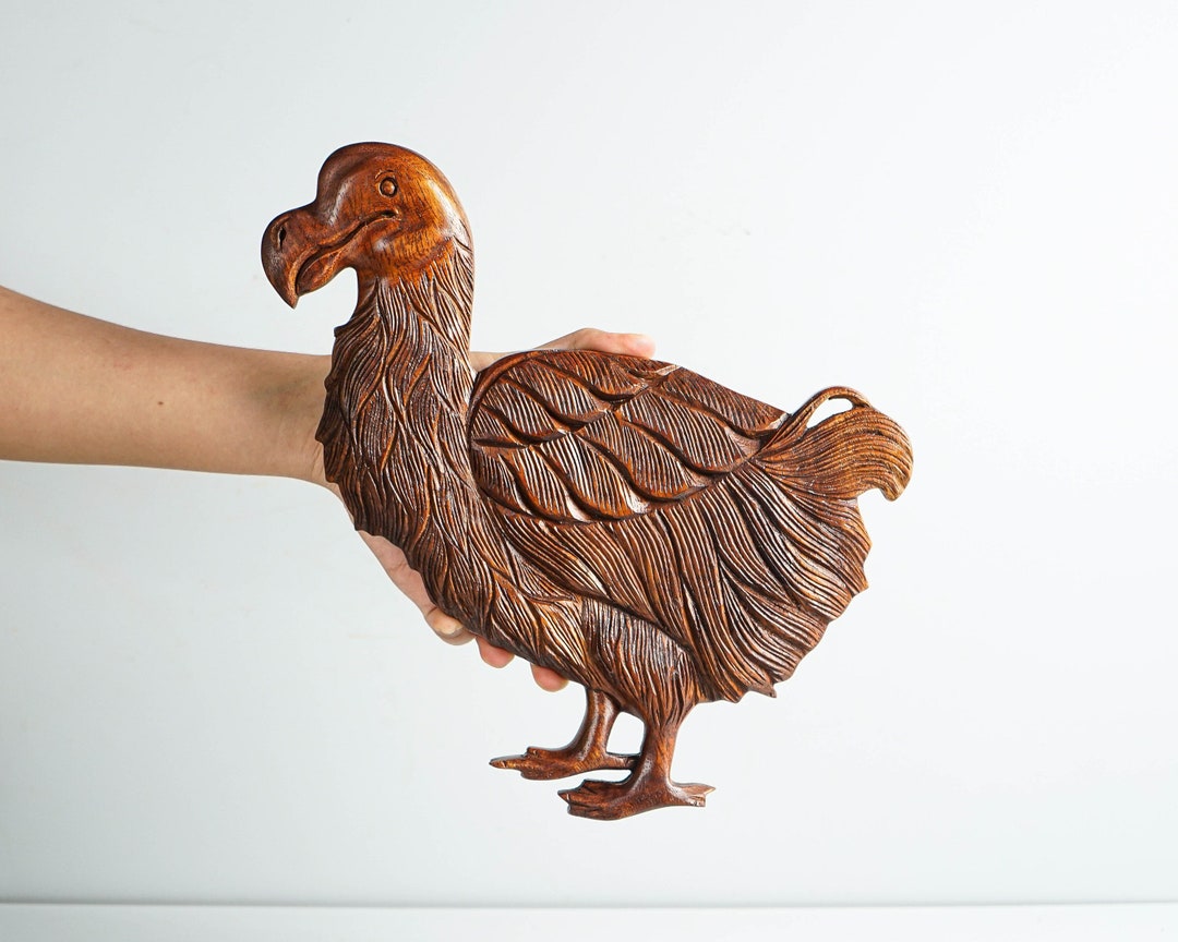 Dodo Bird Wall Art, Wood Wall Art, Bird Hanging Statue, Sculpture ...
