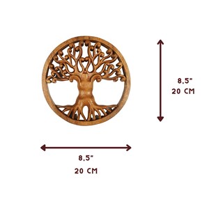 Tree of Life Wall Art, Tree of Medallion Decor, Rustic Decor, Wall ...