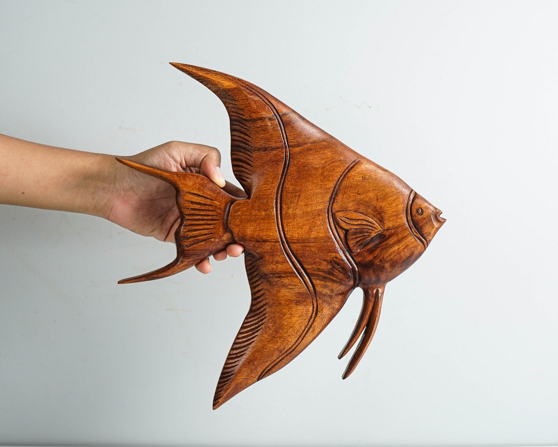 Fish Figurine Wall Art Sea Animal Statue Unique Figurine - Etsy