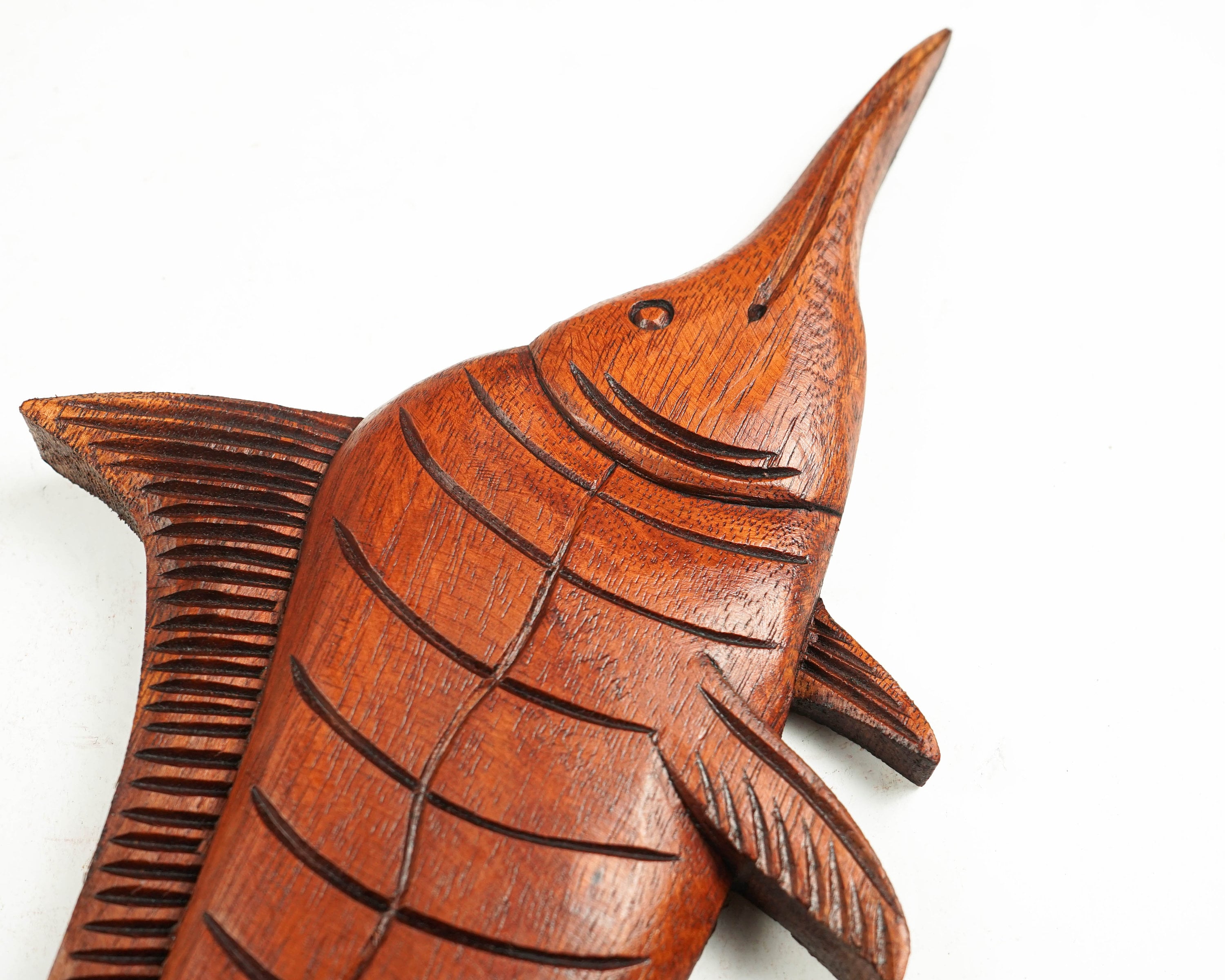 Marlin Wall Art Wooden Statue Wall Decor Wood Carving - Etsy