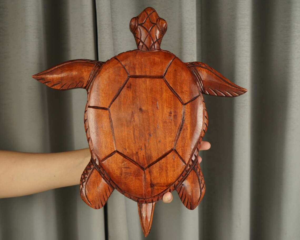 Sea Turtle Wall Decor, Coastal Wall Art, Wooden Animal Decor, Wood ...