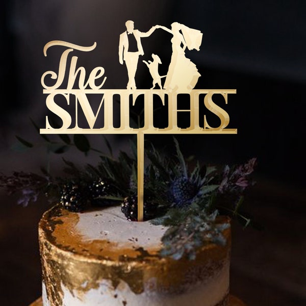 Modern Cake Topper - Etsy