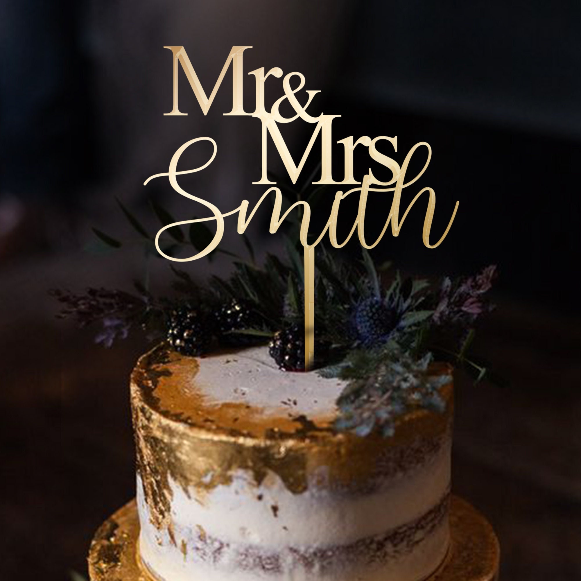Paper & Party Supplies Party Supplies Personalised Name Cake Topper ...