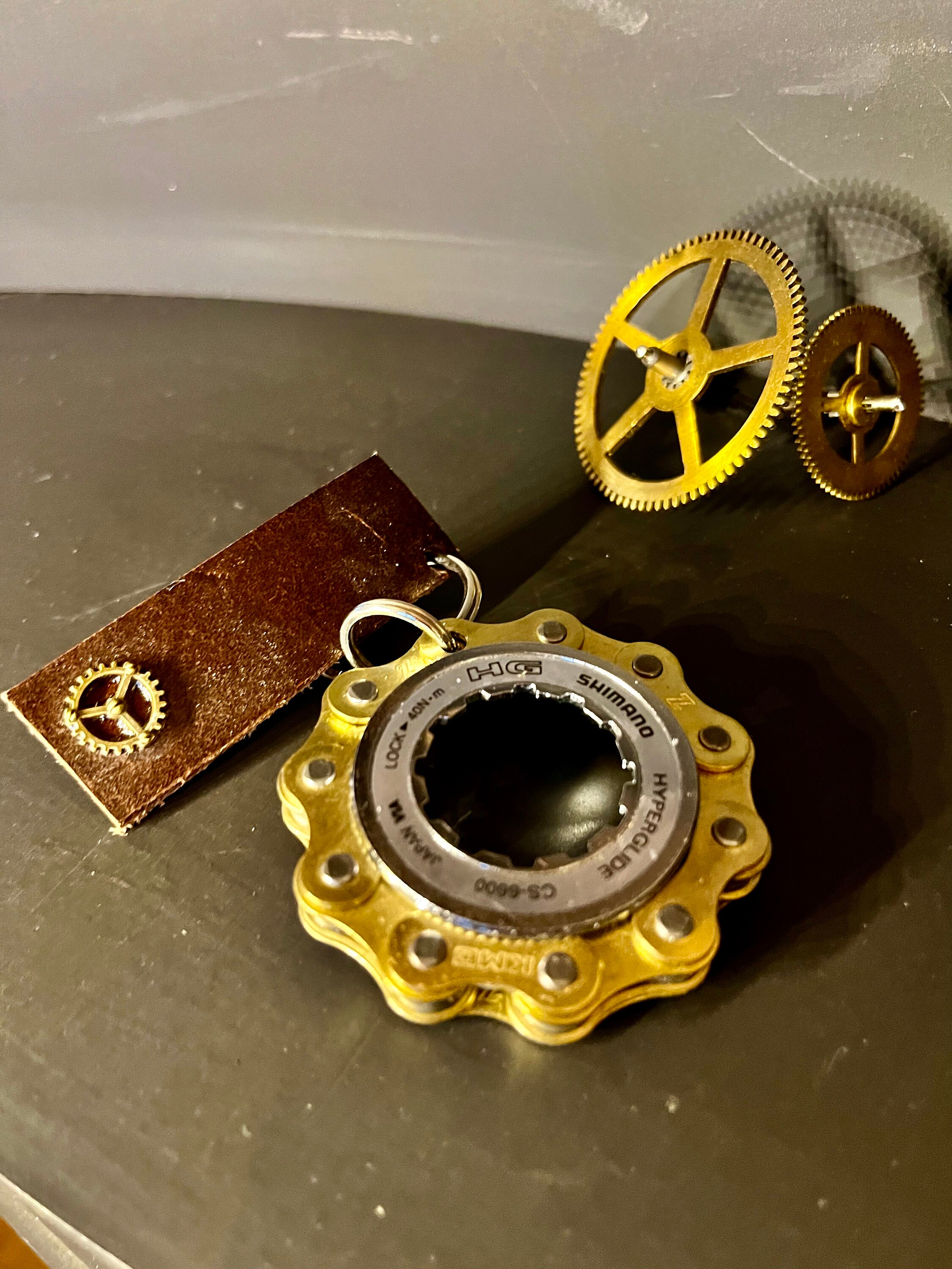 Key Ring Made of Bicycle Chains, Gift Idea, Bicycle Key Ring, Cyclist ...