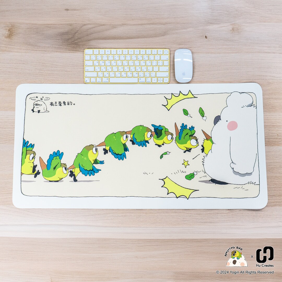 Annoying Bird Mouse Pad Two Styles, Annoying Bird - Etsy