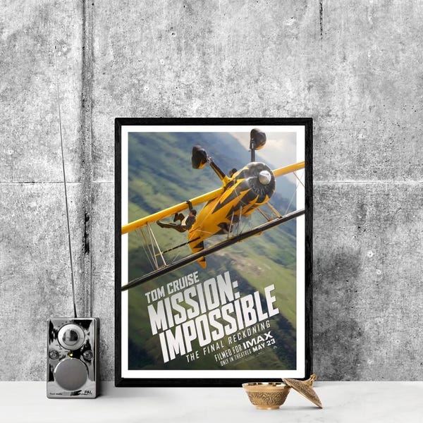 Mission Impossible the Final Reckoning Poster - Etsy