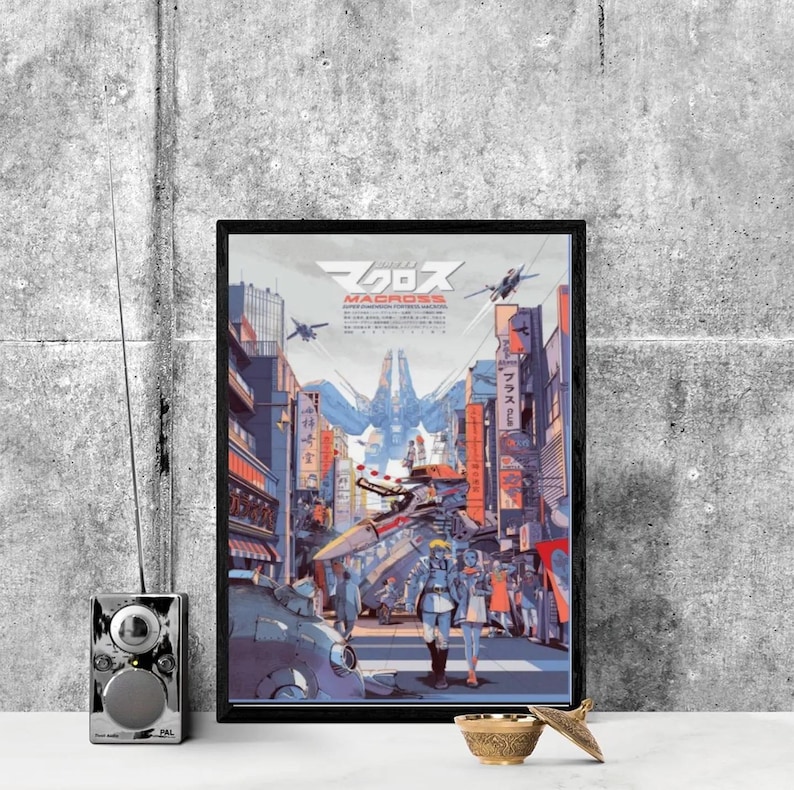 NEW Macross Poster Anime, Wall Decor Poster - Etsy