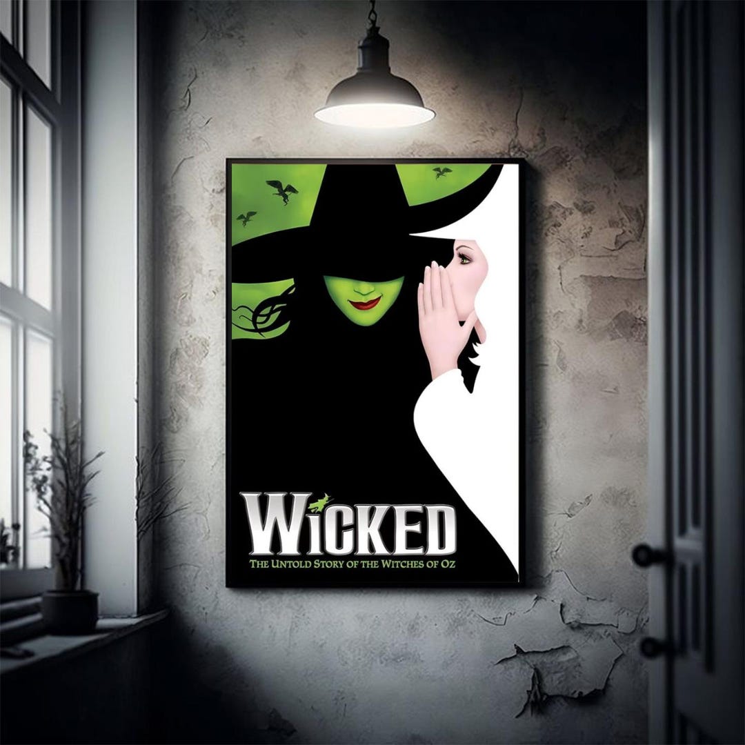 Wicked Movie Poster,room Decor,poster for Gifts,home Decor,wall Art ...