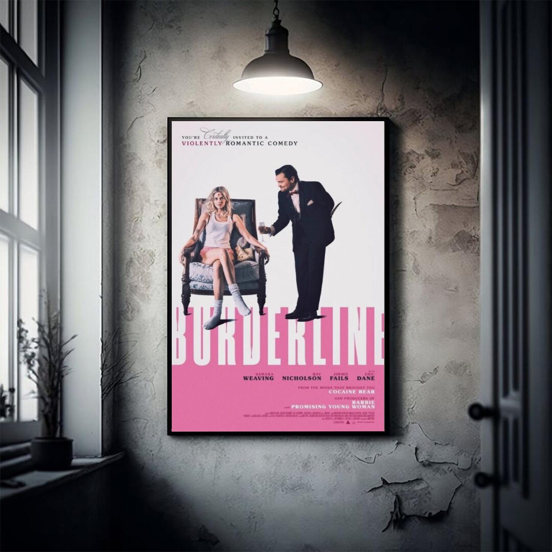 Borderline (2025) Movie Poster No Frame, Home Decor, High Quality Print ...
