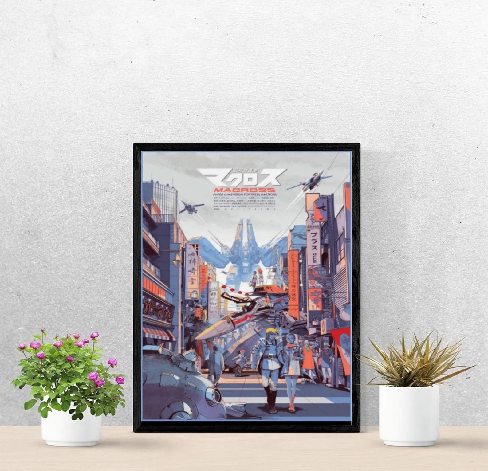 NEW Macross Poster Anime, Wall Decor Poster - Etsy