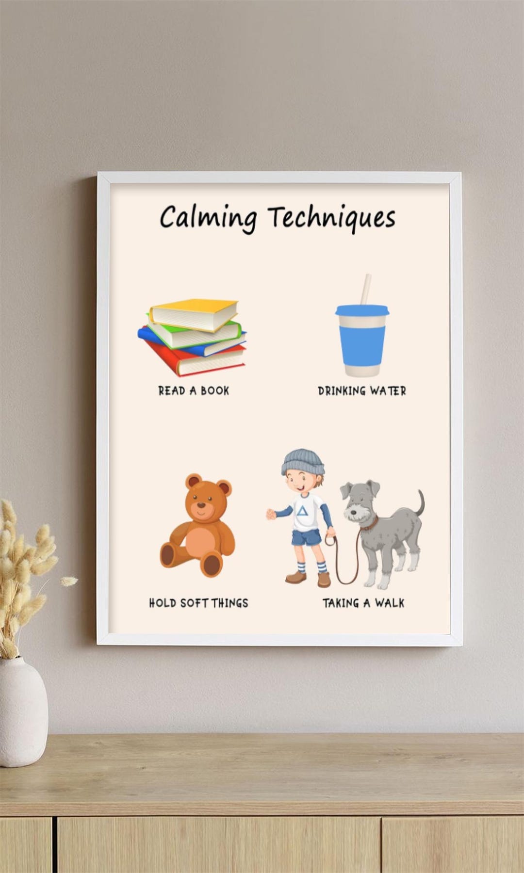 Poster Master Calming Techniques Poster - Calm Strategies Print ...