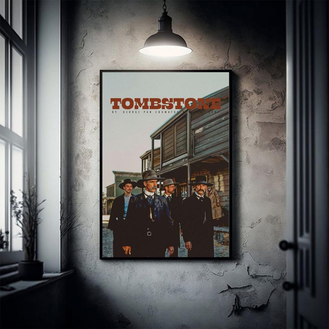 Western Movie Art Print Inspired by Tombstone Doc Holliday Retro Film ...