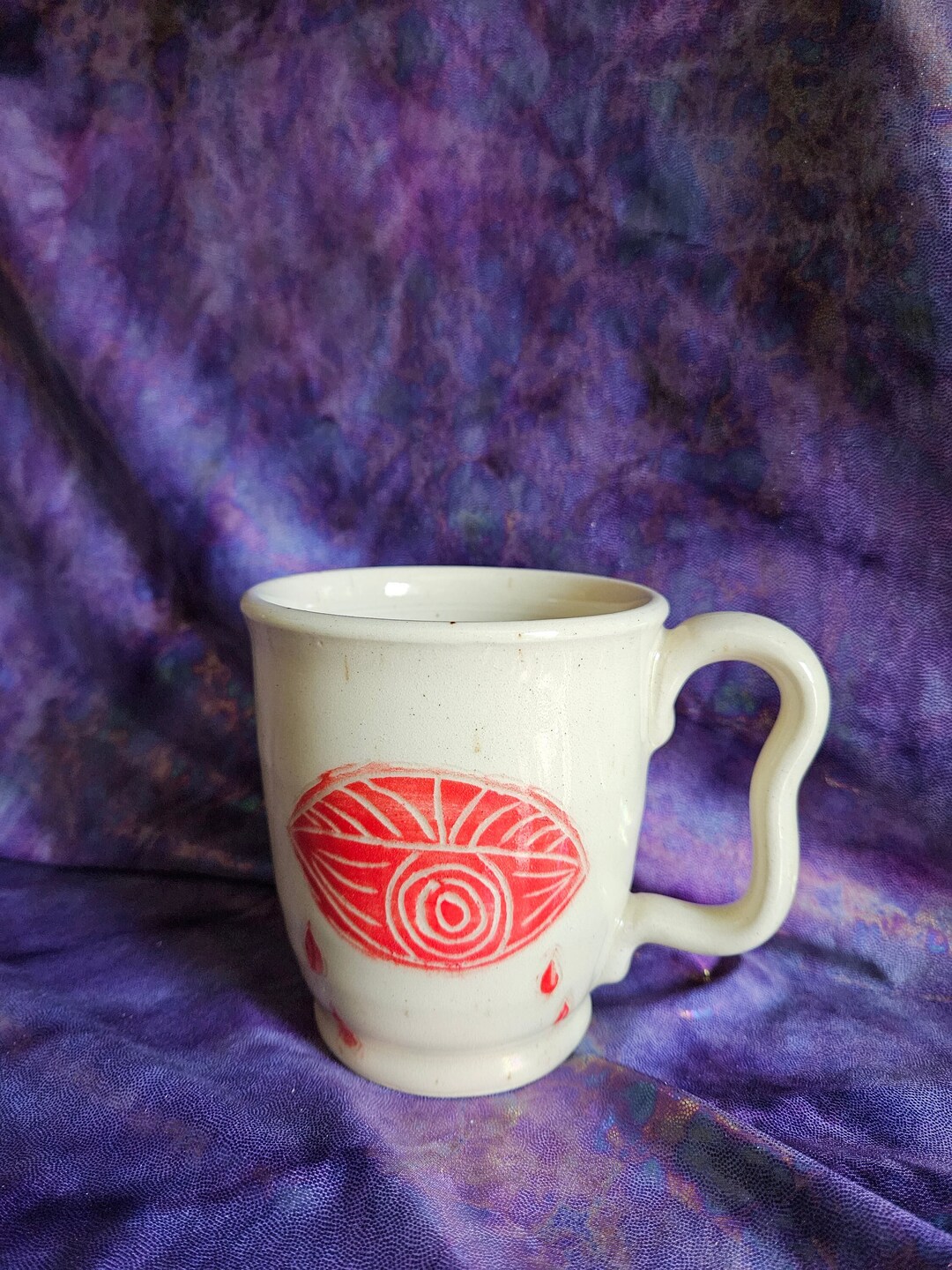 Sad Girls Club Weeping Eye Mug in Red All Seeing Eye. Weeping - Etsy
