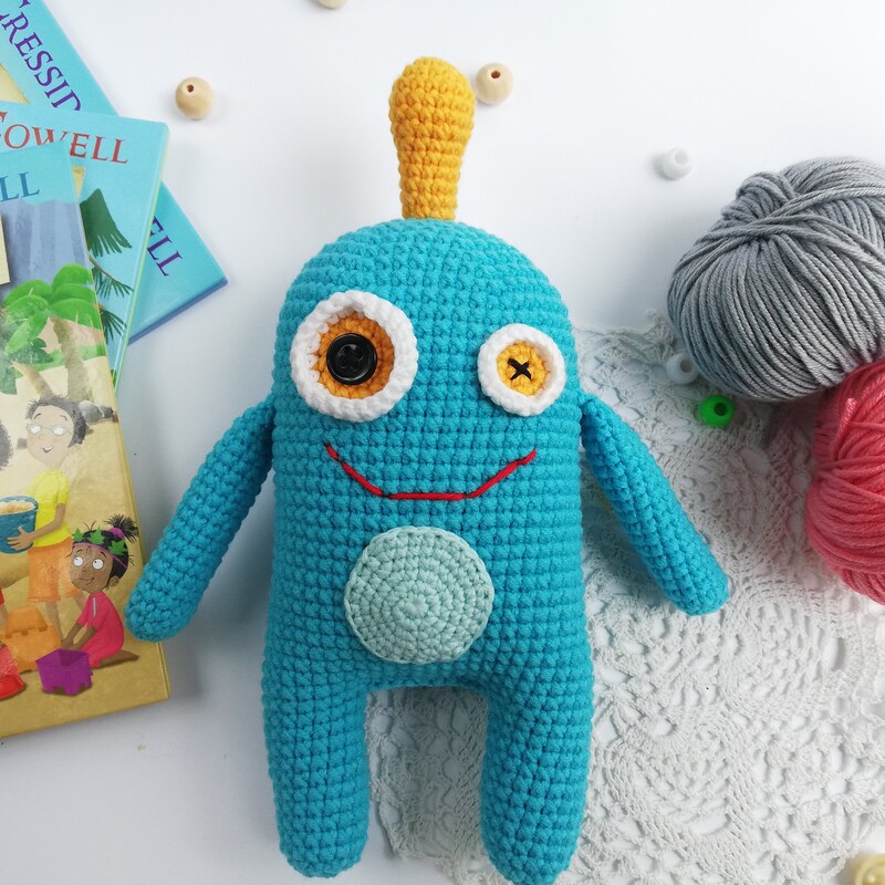 Stuffed Monster - Etsy