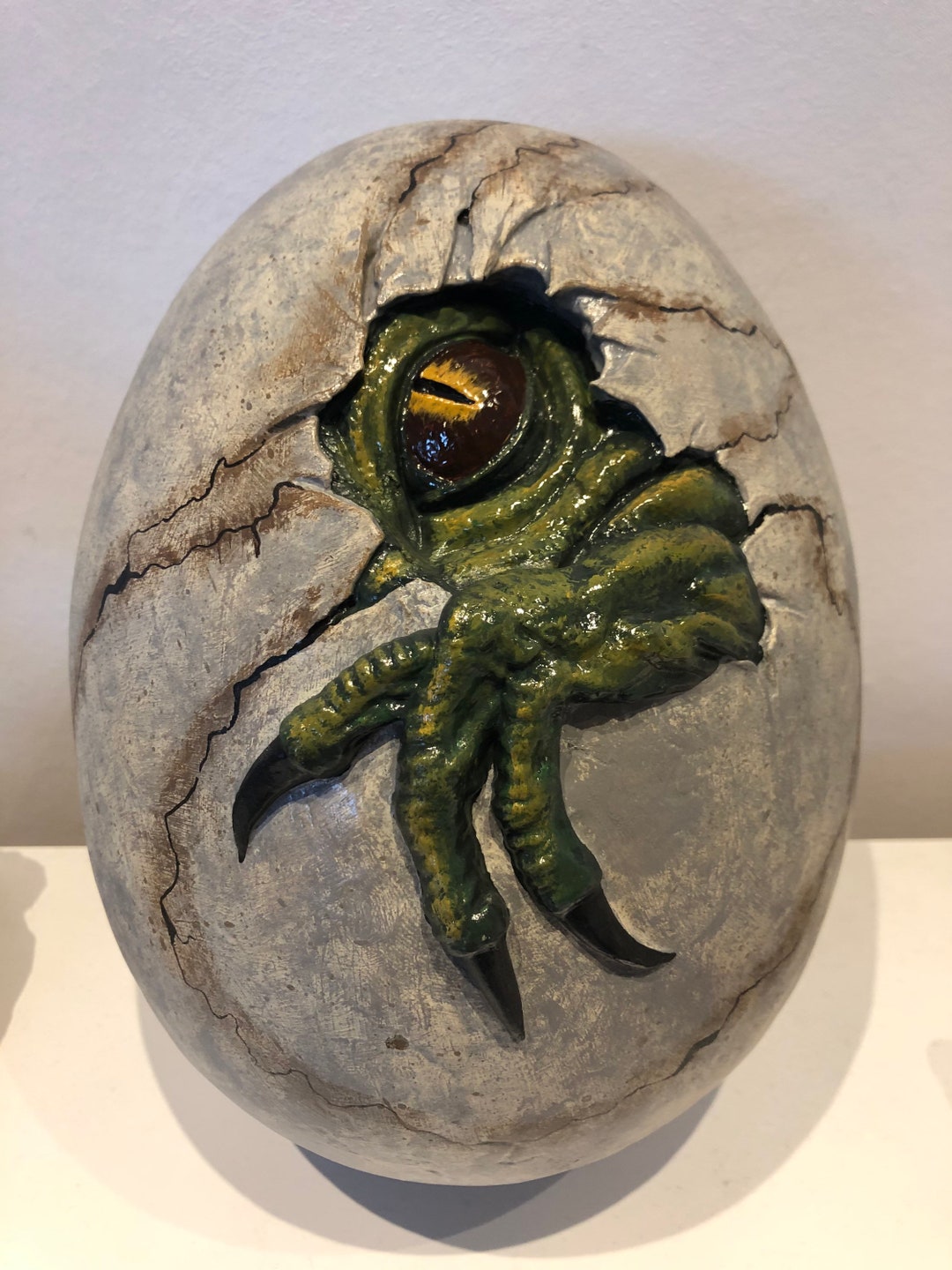 Hatching Velociraptor Egg 25 CM High. - Etsy