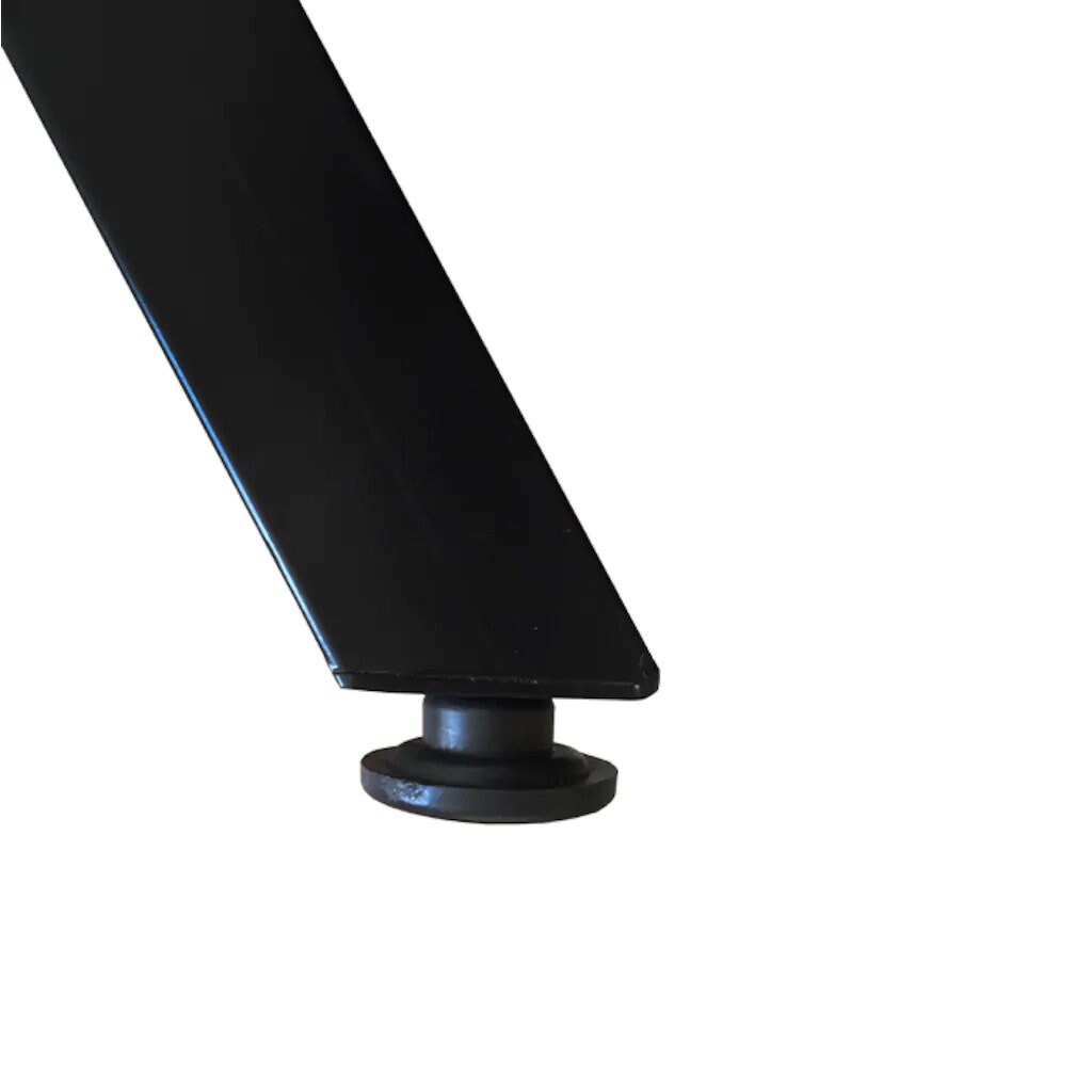 Set of 2, Vakko Style, Metal Table Leg,retro Table Leg, Steel Leg, Adjustable Feet, Furniture ...