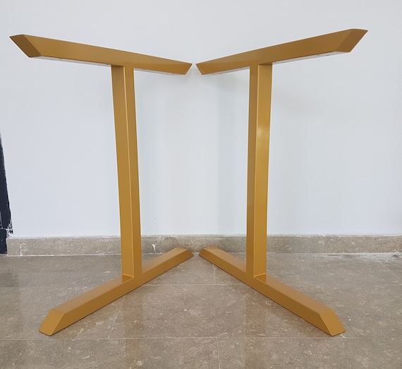 2er Set Metall Tischbein T-Stil Bein Gold Tischbein - Etsy Österreich