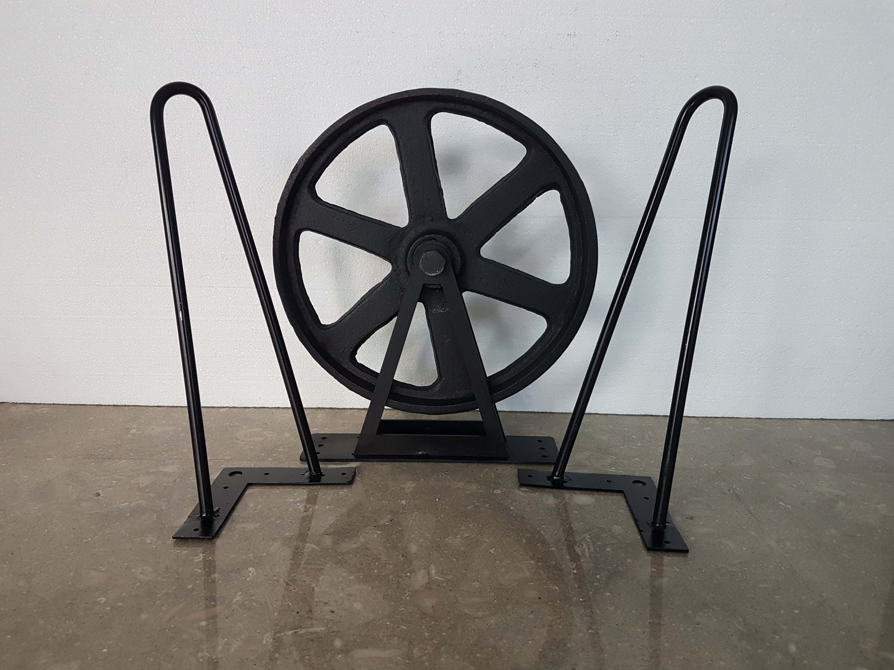 Set of 3, Table Casters, Rustic Table Casters, Retro Caster Wheels ...