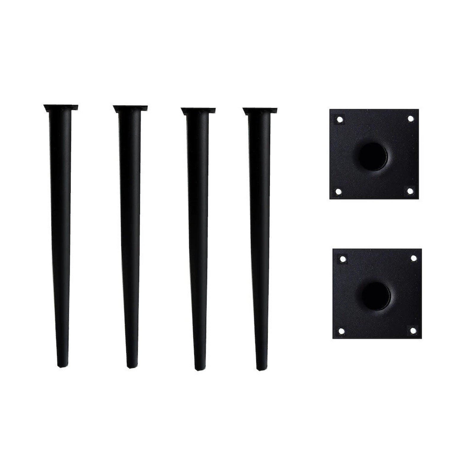 Set of 4, Metal Table Leg, Steel Leg,home Decor, Office Decor,metal ...