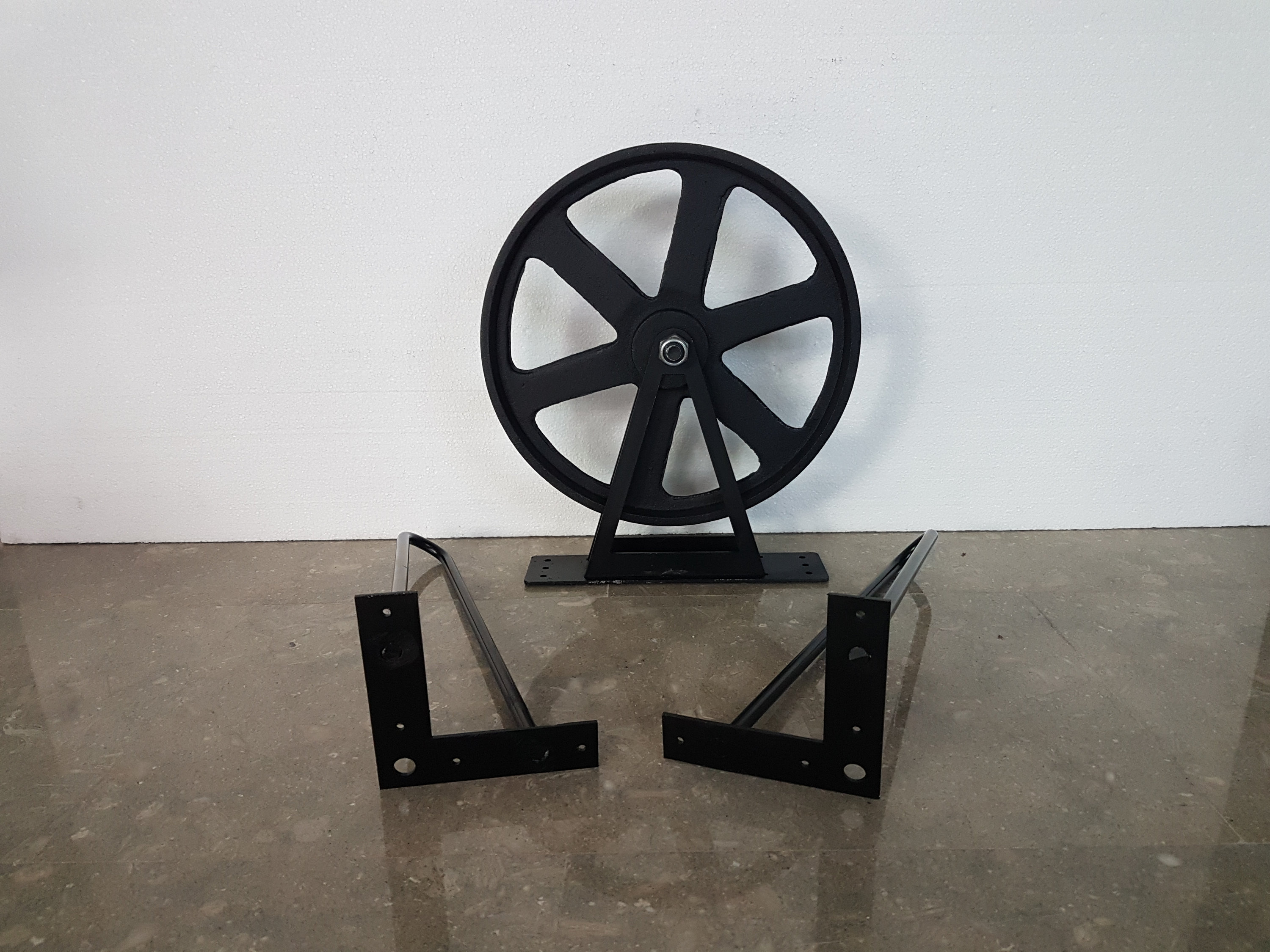 Set of 3, Table Casters, Rustic Table Casters, Retro Caster Wheels ...